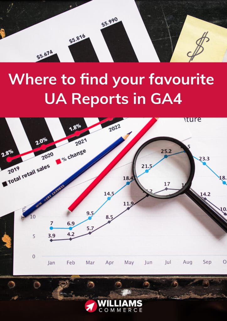 Where to find your favourite UA Reports in GA4? - Williams Commerce